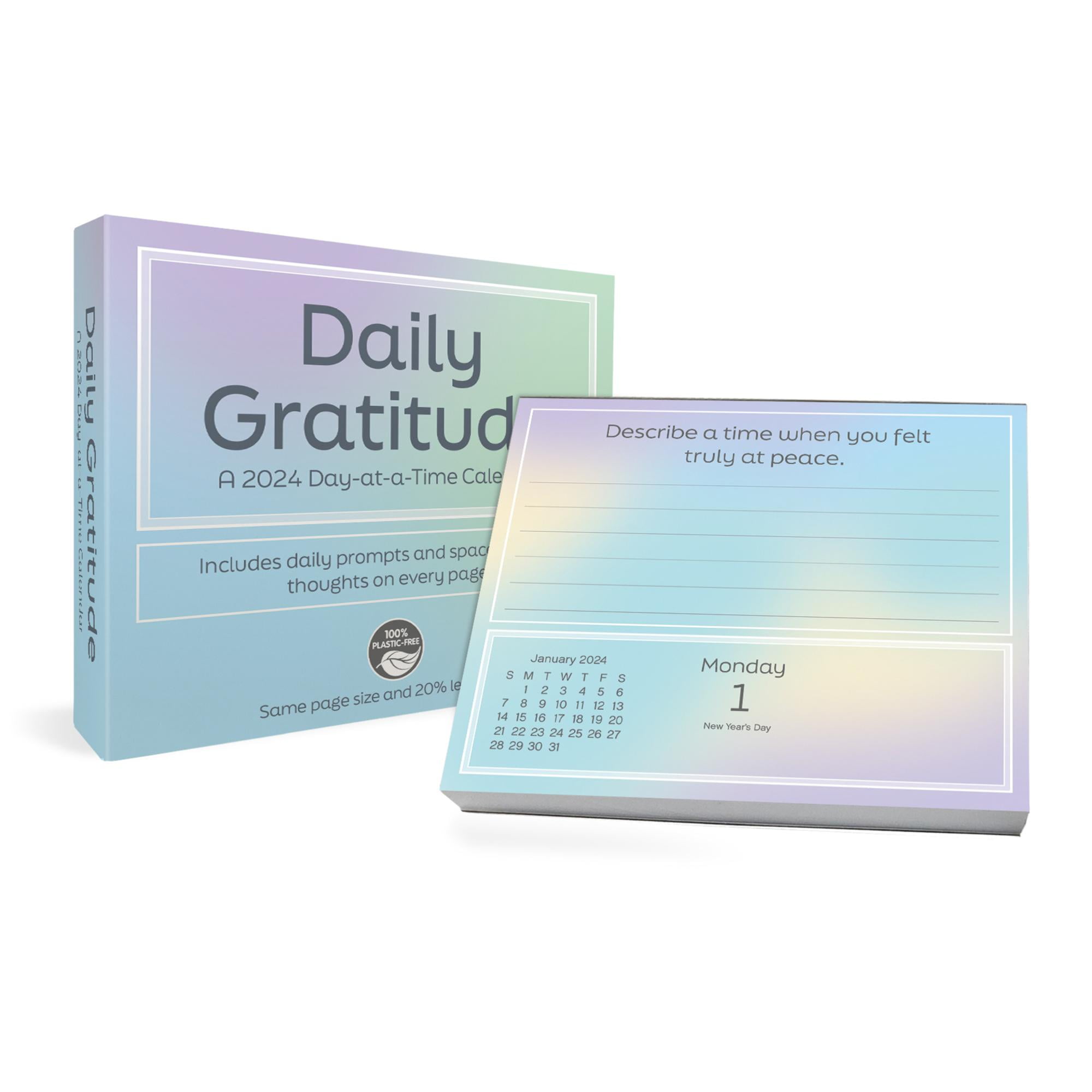 Trends International 2024 Daily Gratitude Day-at-a-Time Box Calendar ...