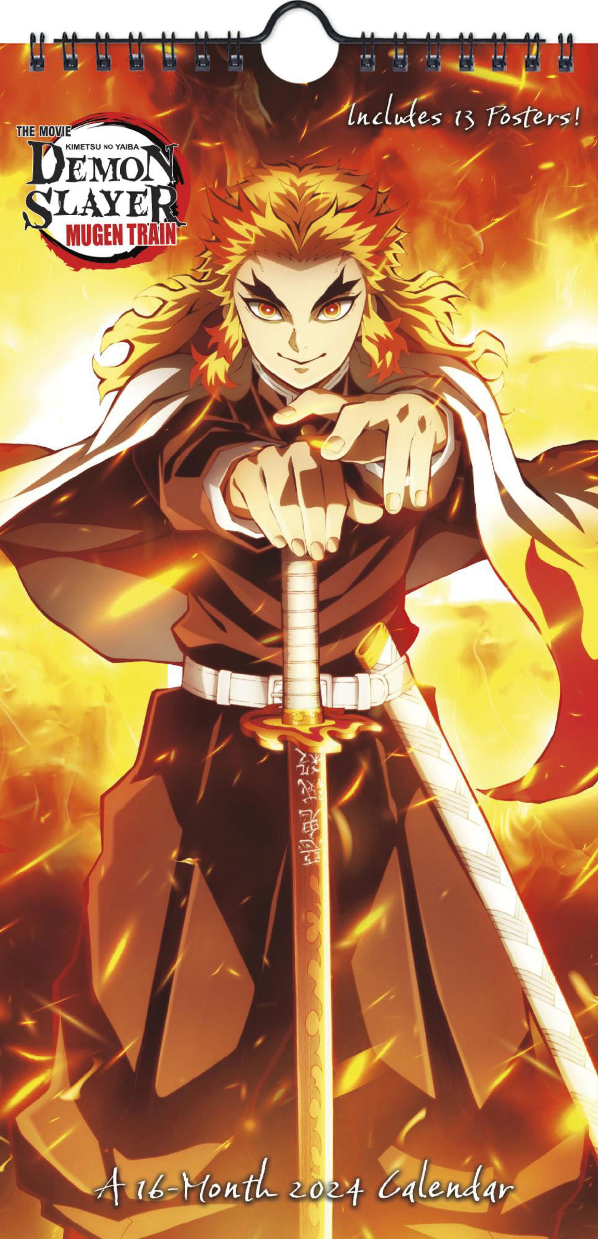 Trends International 2024 Demon Slayer Mini Poster Calendar - Walmart.com