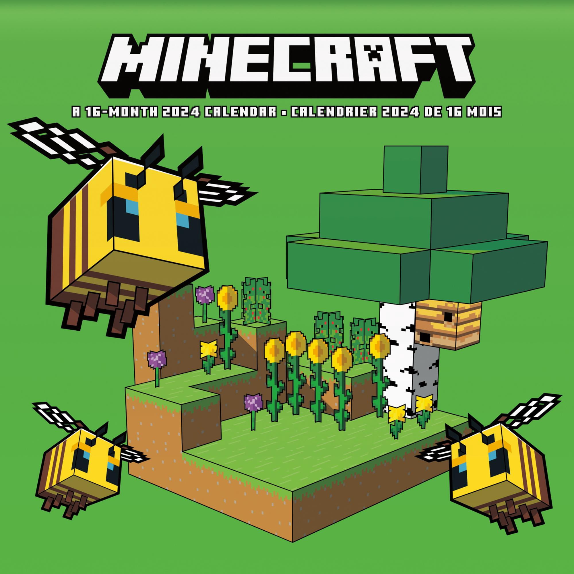 Trends International 2024 Minecraft Mini Wall Calendar - Walmart.com