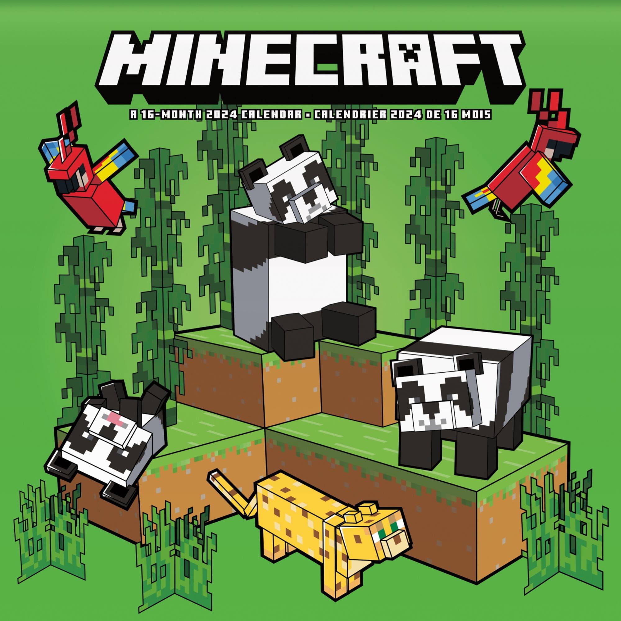 Trends International 2024 Minecraft Wall Calendar - Walmart.com