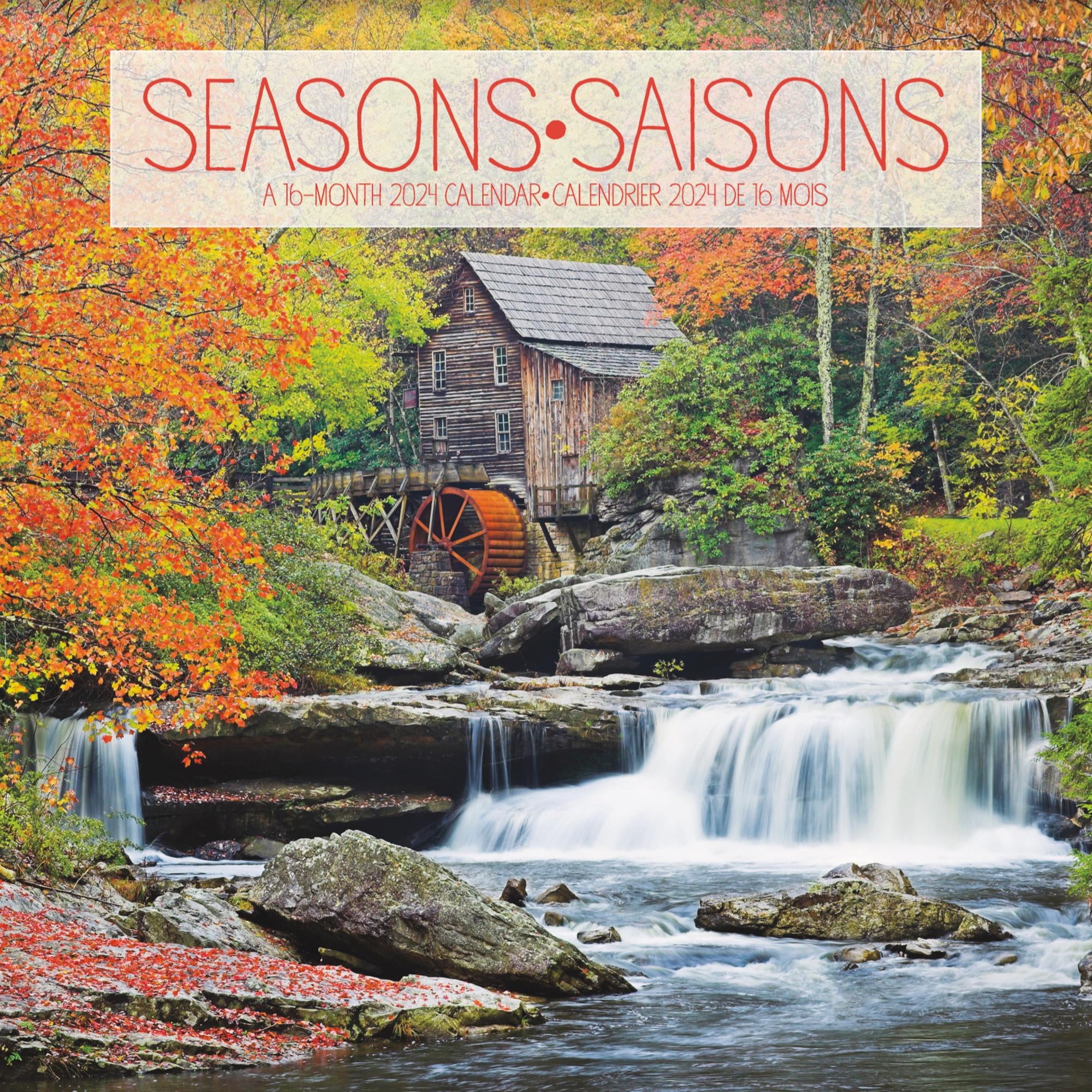 Trends International 2024 Seasons Wall Calendar - Walmart.com