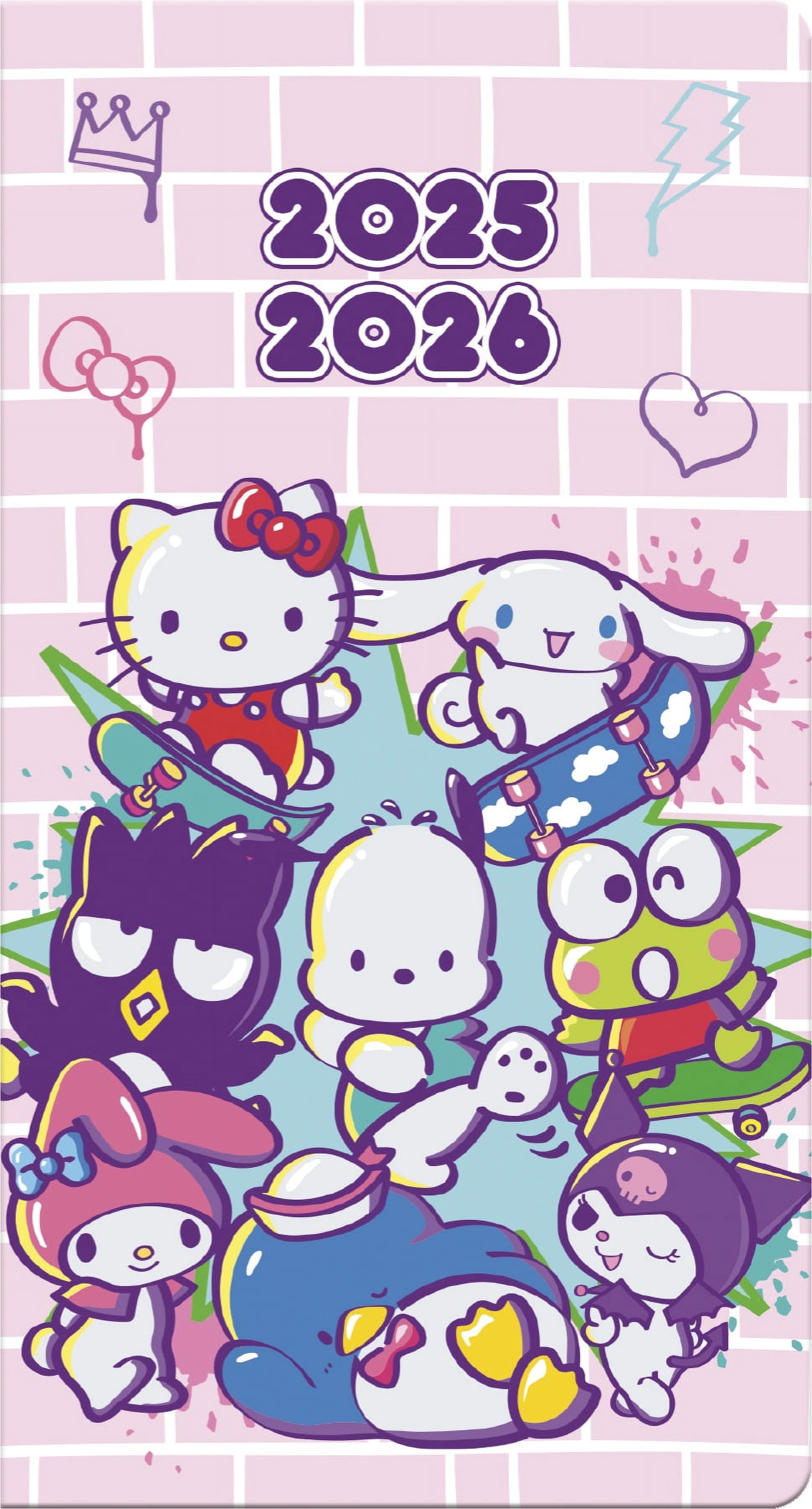 Trends International 2025-2026 Hello Kitty Pocket Planner - Walmart.com