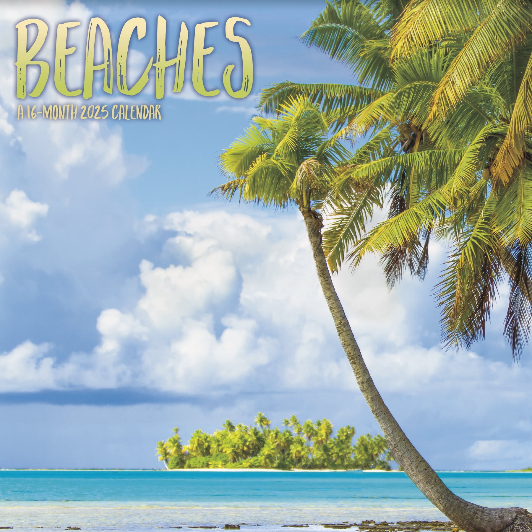 Trends International 2025 Beaches Mini Wall Calendar - Walmart.com