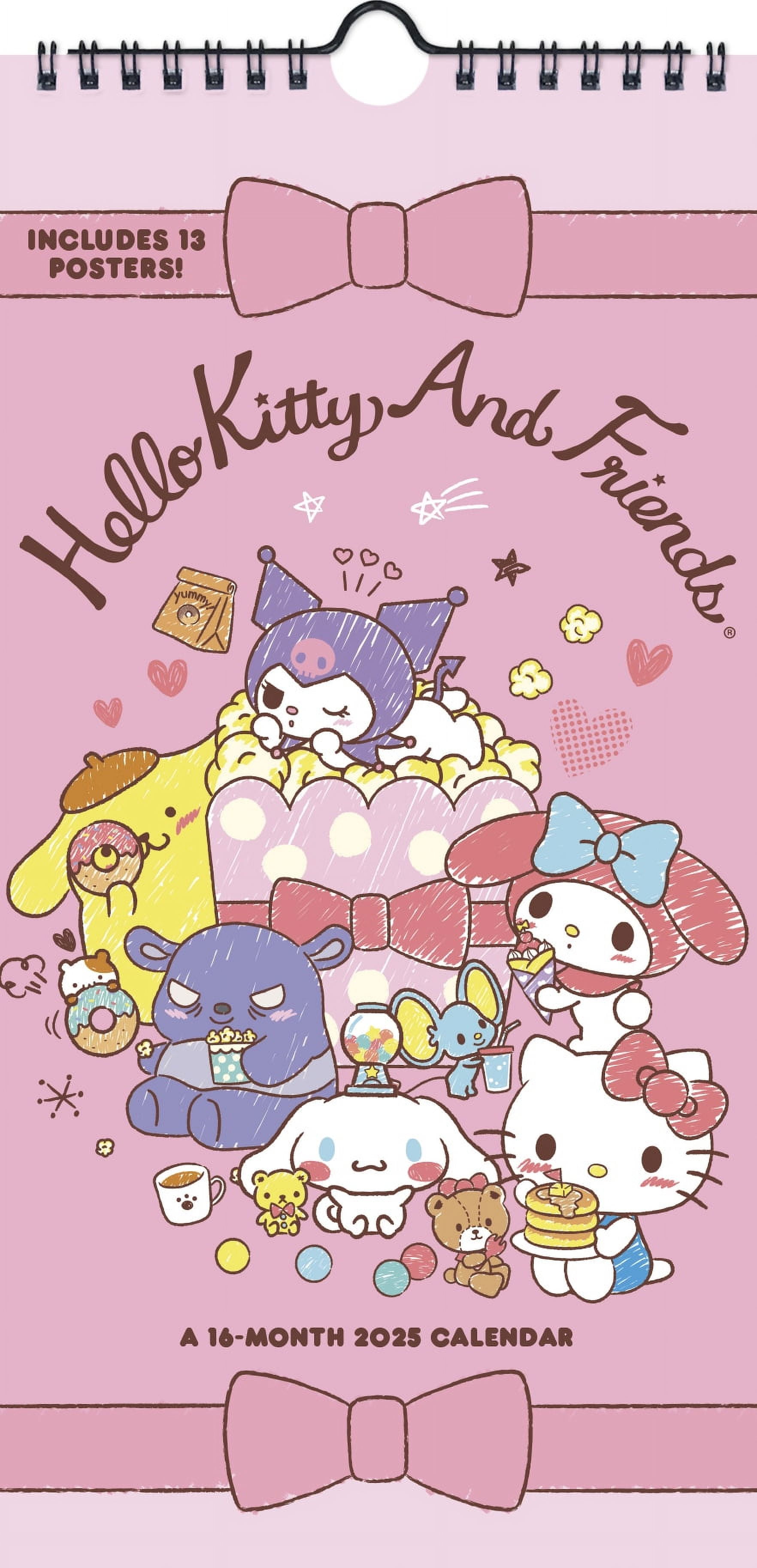 Trends International 2025 Hello Kitty & Friends Mini Poster Calendar ...