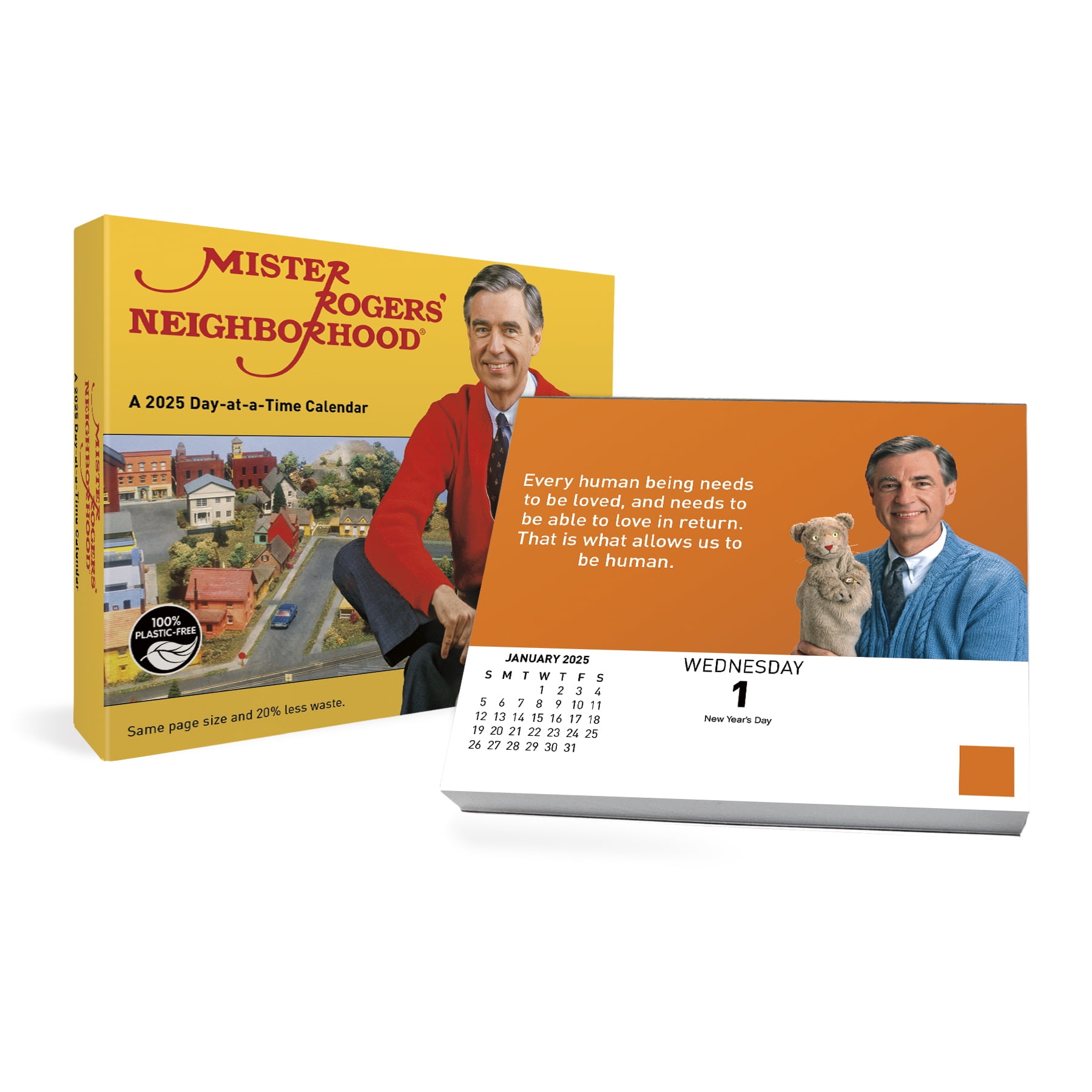 Trends International 2025 Mister Rogers Day-at-a-Time Box Calendar ...