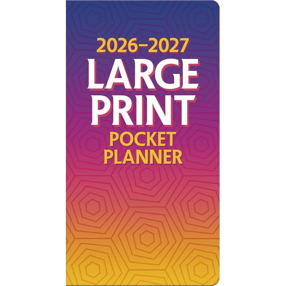 Trends International 2026-2027 Large Print Pocket Planner - Walmart.com