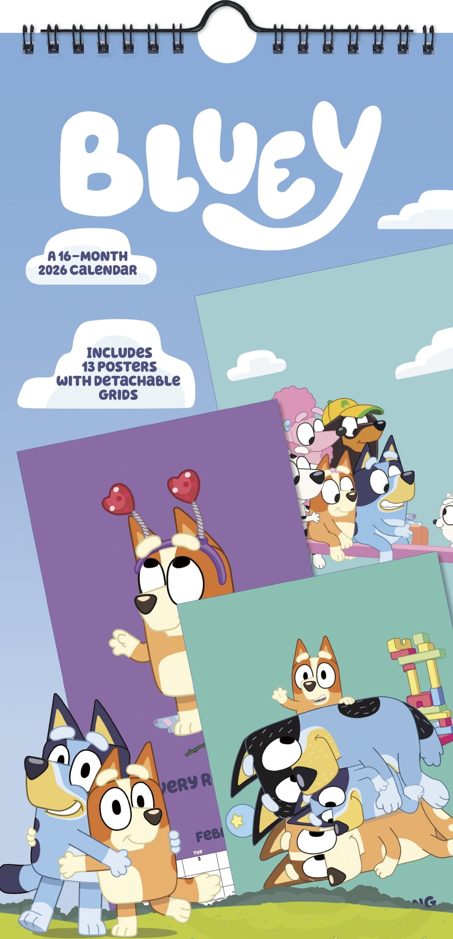 Trends International 2026 Bluey Mini Poster Calendar - Walmart.com