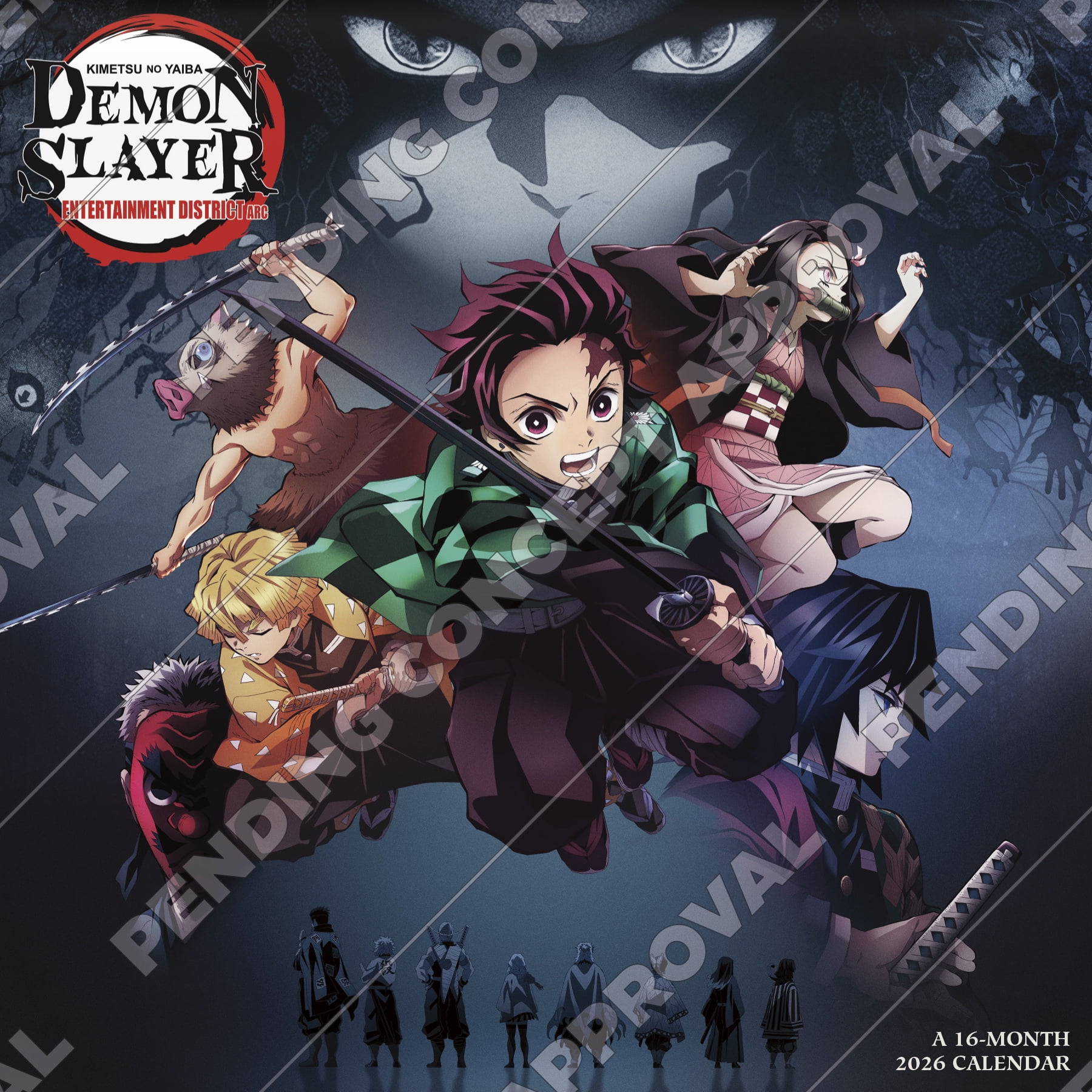 Trends International 2026 Demon Slayer: Kimetsu no Yaiba Wall Calendar ...