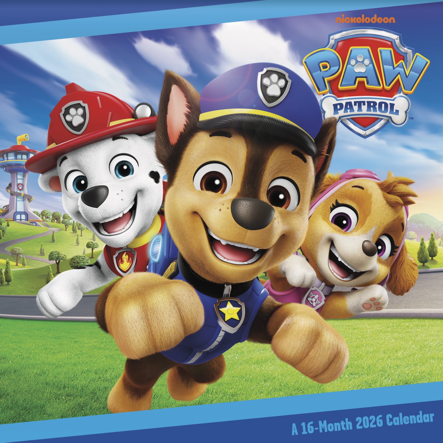 Trends International, Paw Patrol 2026 Wall Calendar, 12'' X 12'', 16 ...