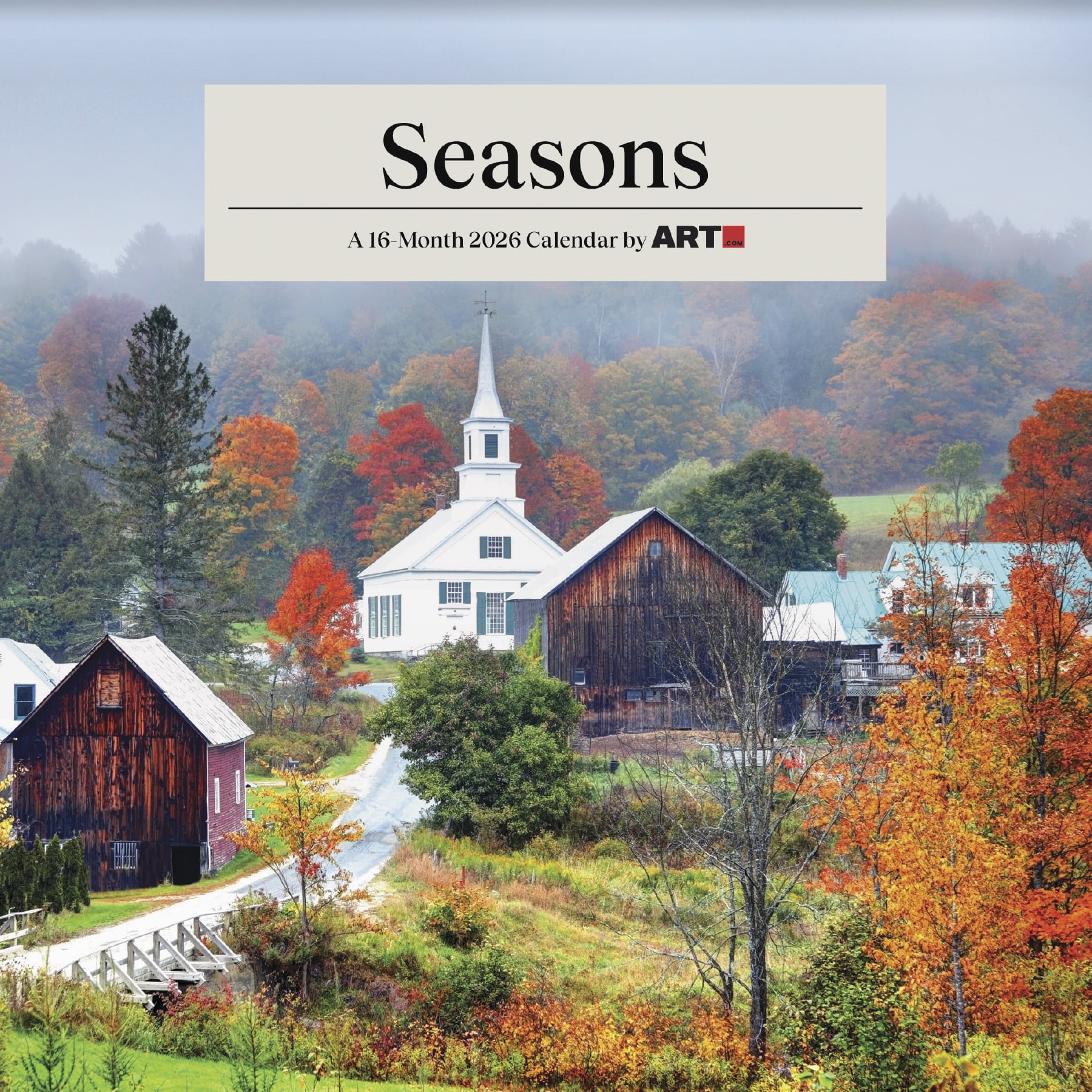 Trends International 2026 Seasons Mini Wall Calendar - Walmart.com