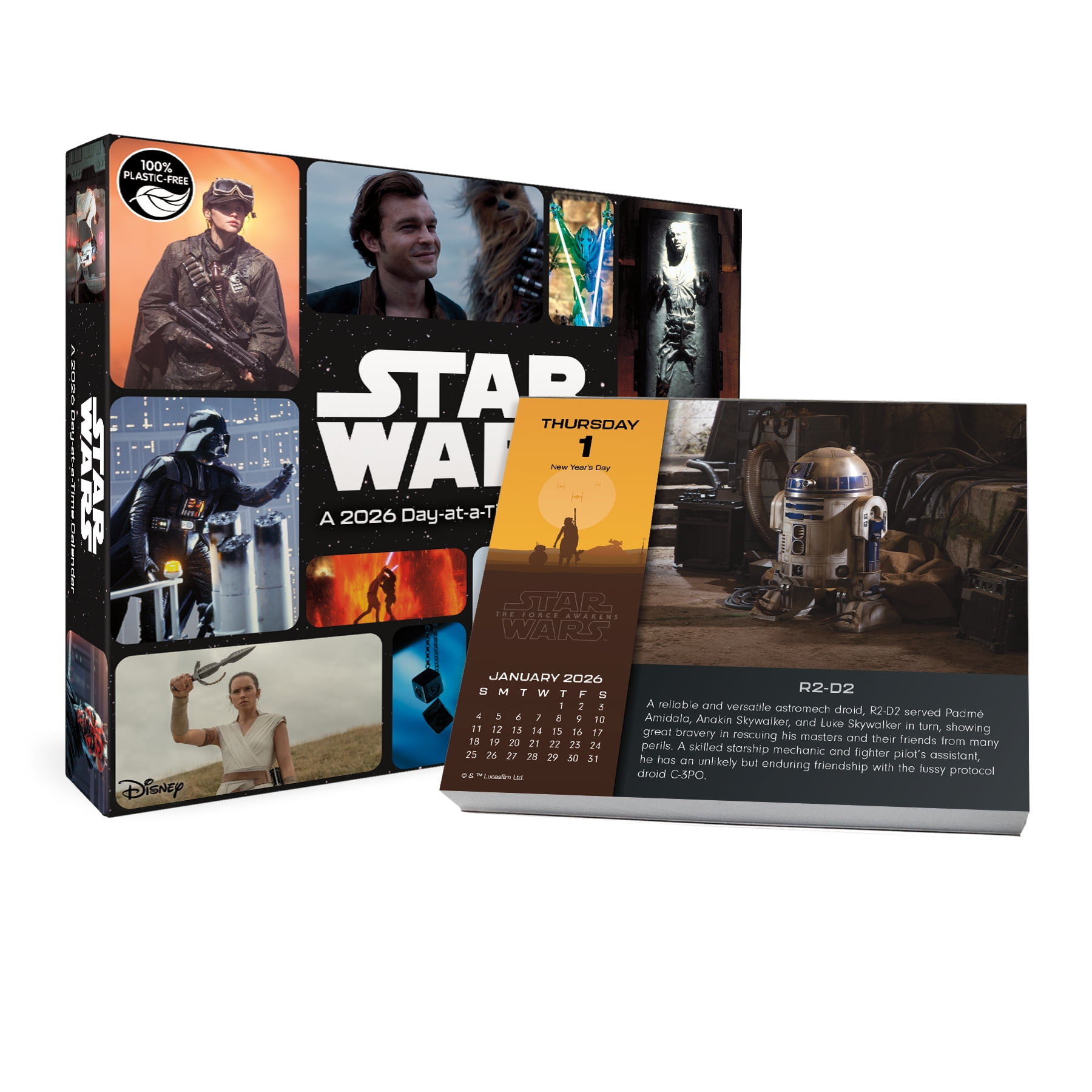 Trends International 2026 Star Wars Day-at-a-Time Box Calendar ...