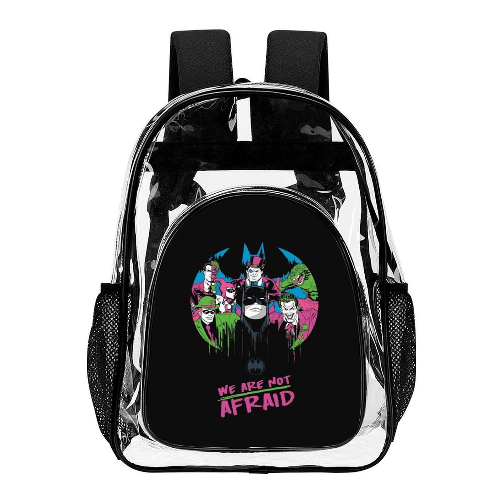 Trends International DC Comics Batman Clear Backpack Transparent Heavy ...