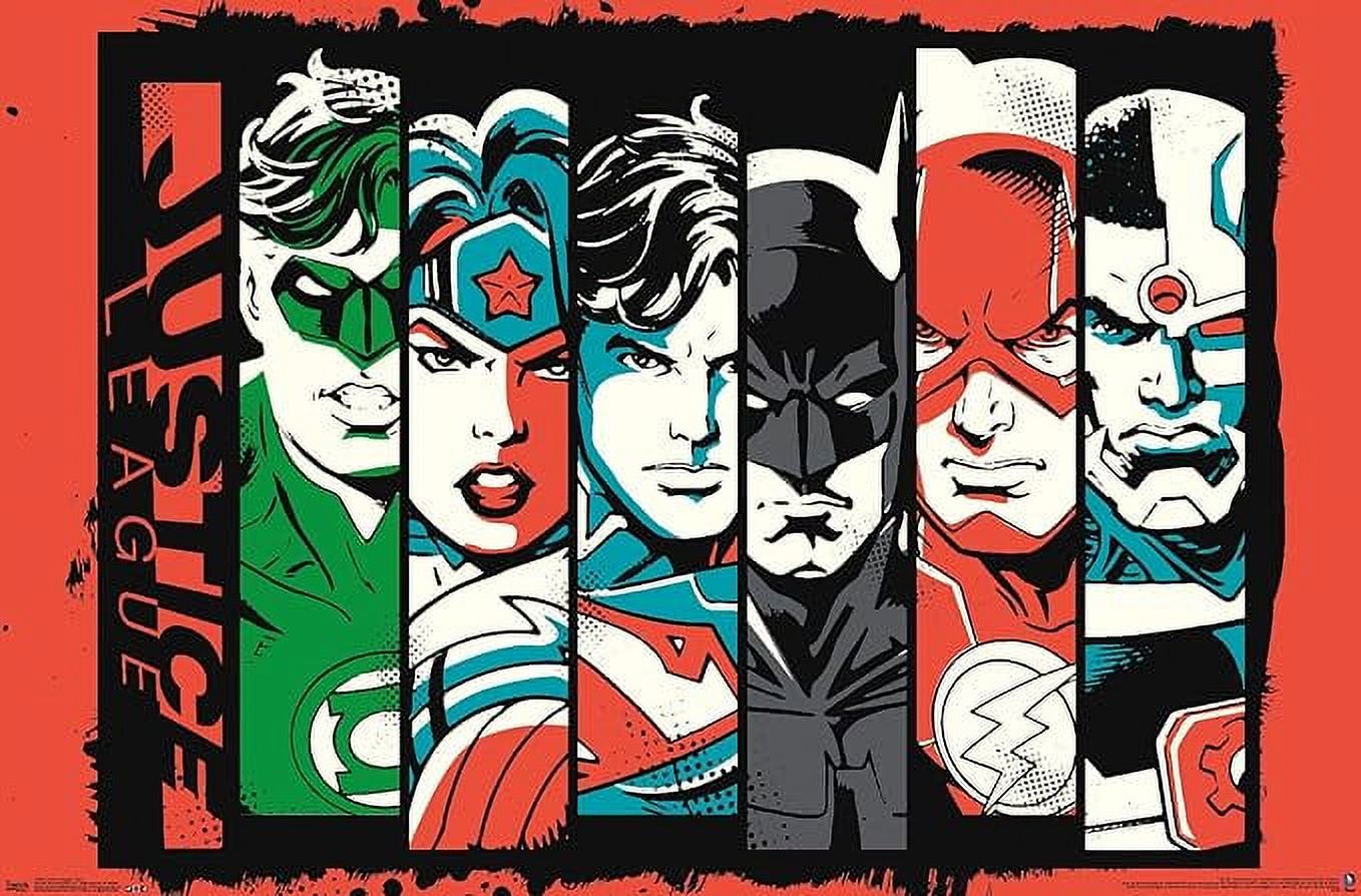 Trends International DC Comics - Justice League - Bars Wall Poster, 14. ...