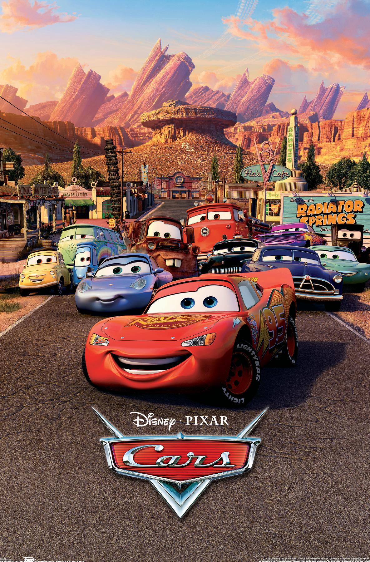 Trends International Disney - Cars Poster - Walmart.com
