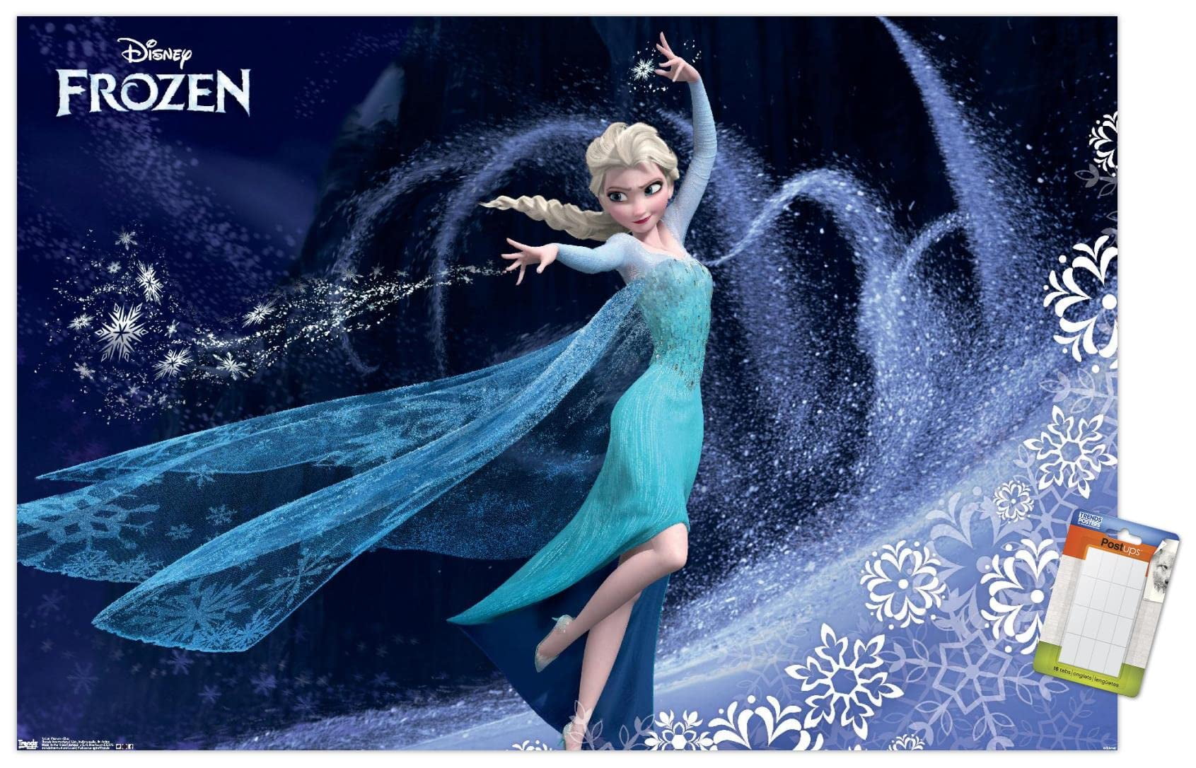 Trends International Disney Frozen - Elsa Wall Poster, 22.4L x 14.7W, Premium Poster & Mount ...