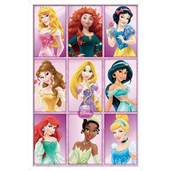 Trends International Disney Princesses Popular Characters Framed Poster ...