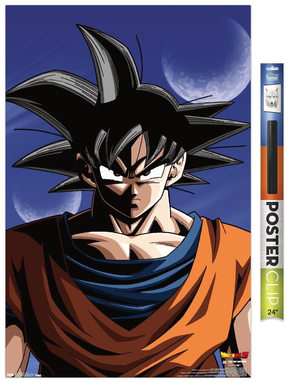 Trends International Dragon Ball Z - Goku Wall Poster, 22.375" x 34 ...