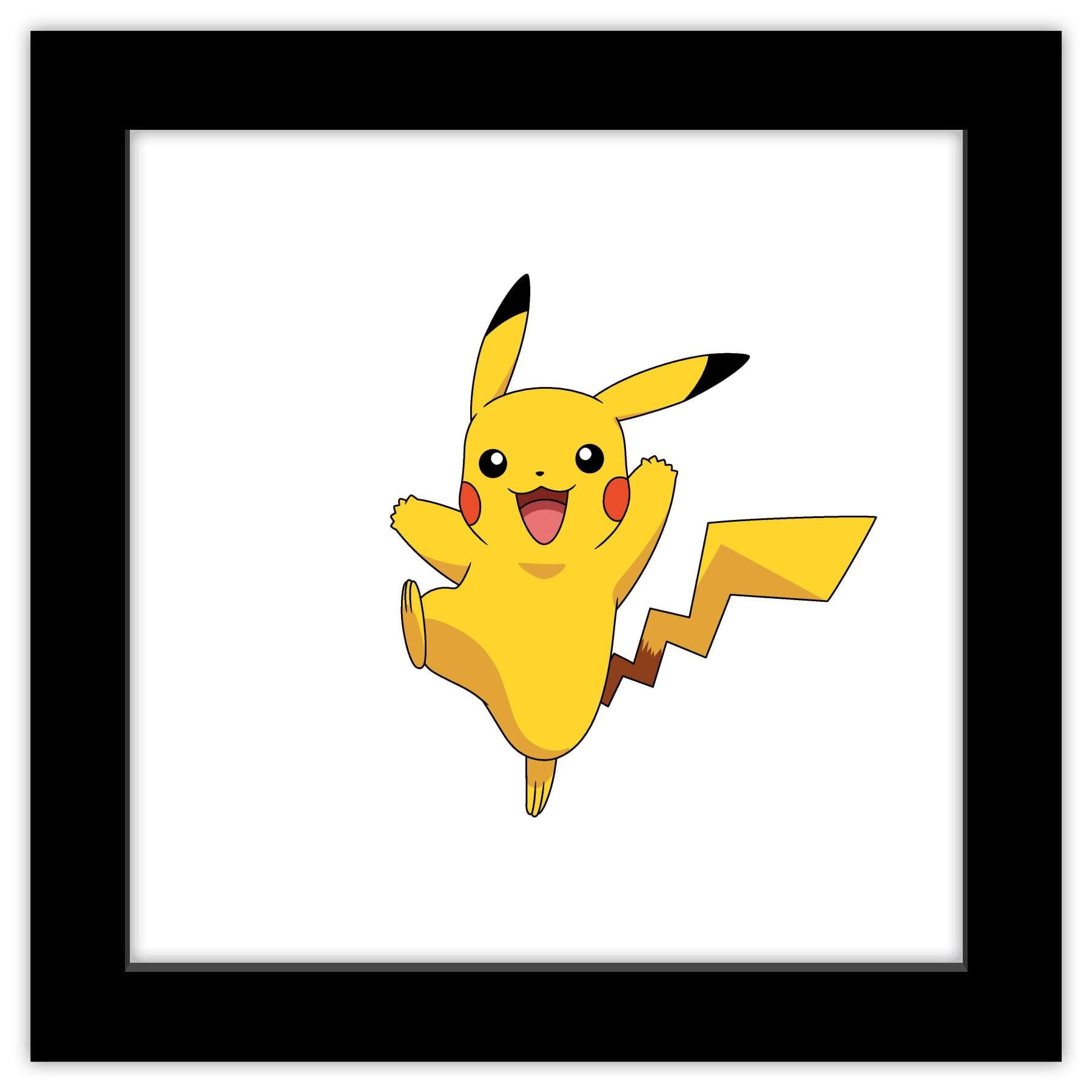 Trends International Gallery Pops Pokemon - Pikachu Jumping Pose Wall ...