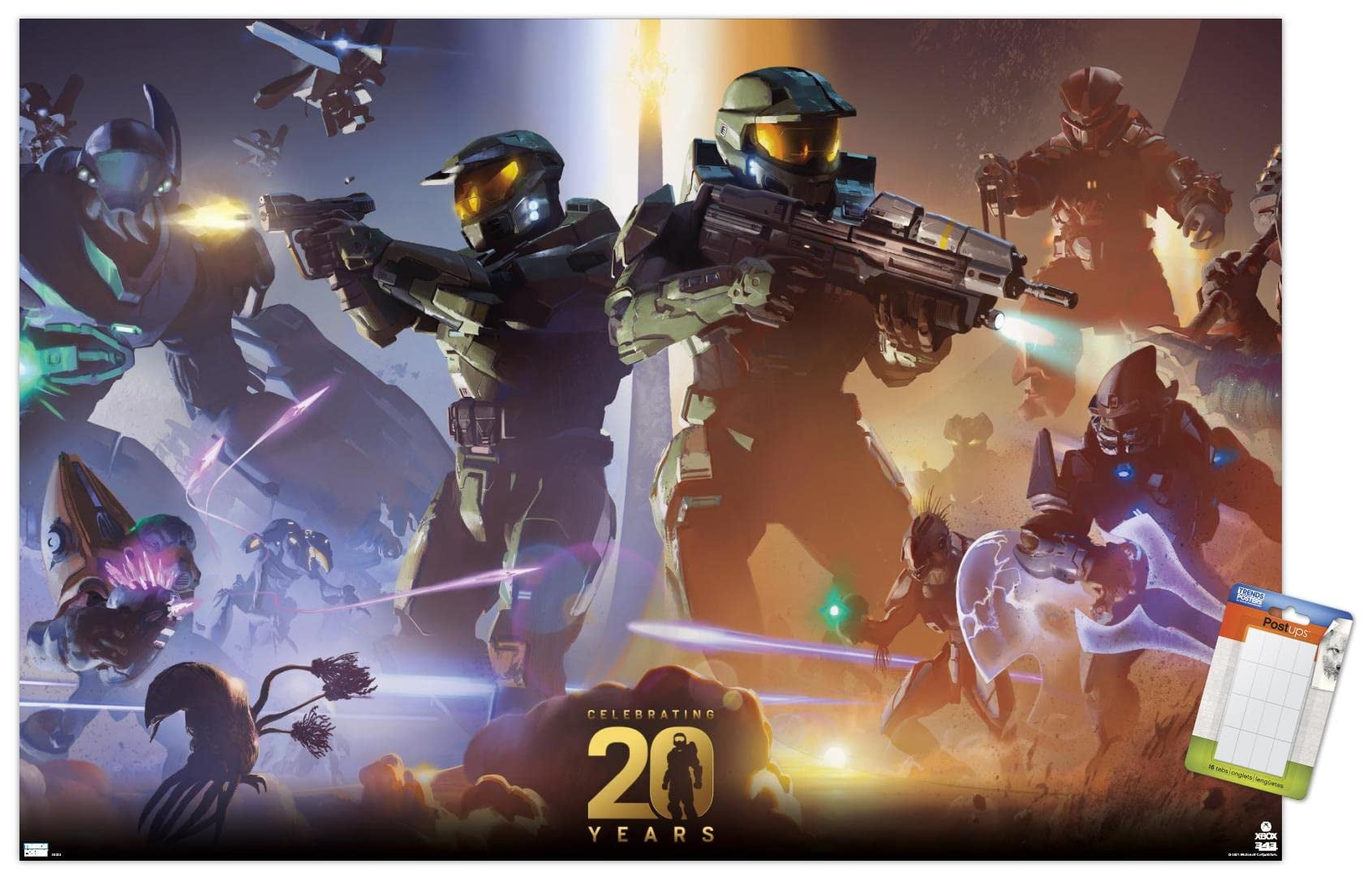 Trends International Halo - 20 Years Wall Poster, 22.4L x 14.7W ...