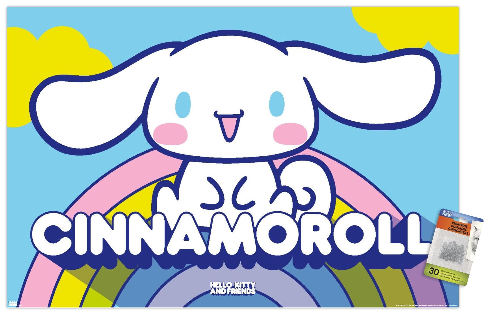 Trends International Hello Kitty - Cinnamoroll Wall Poster, 22.37" x 34 ...