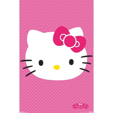Hello Kitty - Face Wall Poster, 22.375" x 34" - Walmart.com