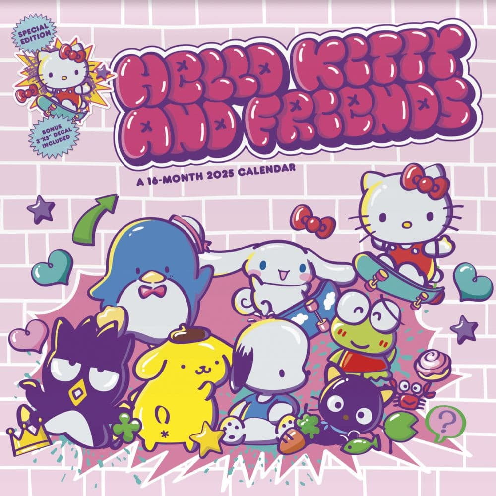 Trends International, Hello Kitty and Friends Exclusive with Decal 2025 ...