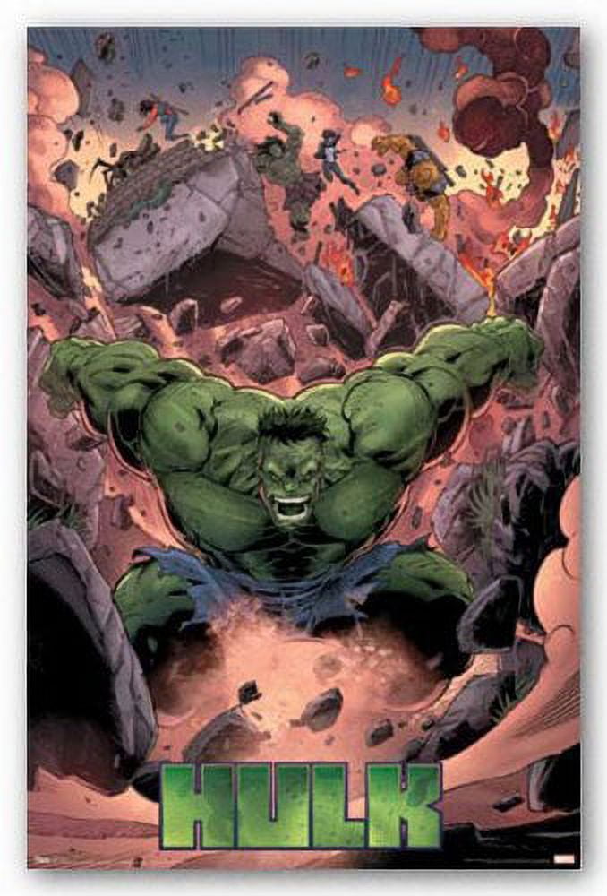 Trends International Hulk Smash Wall Poster Print - Walmart.com