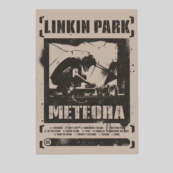 Trends International Linkin Park - Meteora Wall Poster Size 24''x36 ...