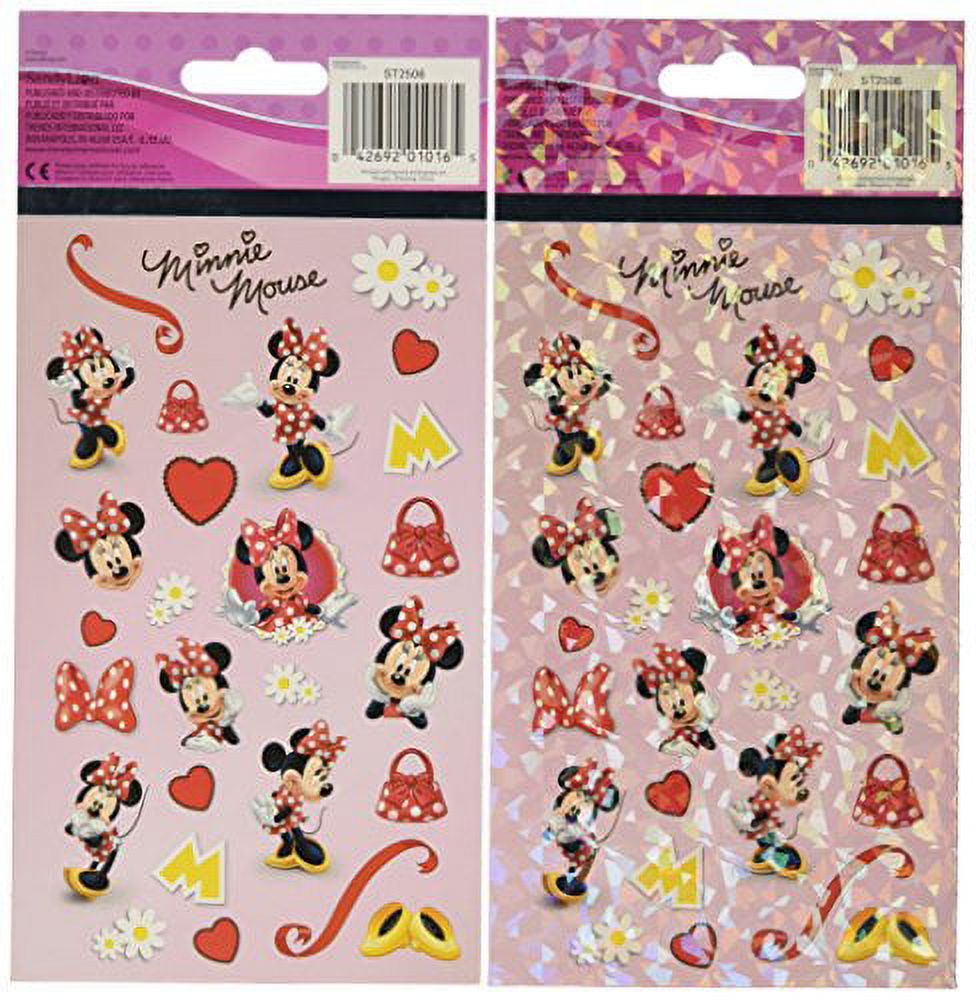 Trends International Minnie Mouse Standard Sticker, 4 Sheet - Walmart.com
