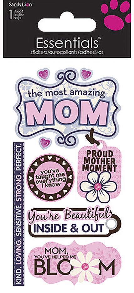 Trends International My Beloved Mom Essentials Stickers - Walmart.com