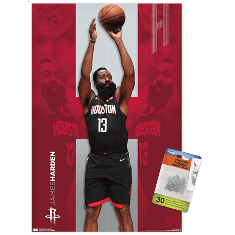 James Harden Rockets Poster
