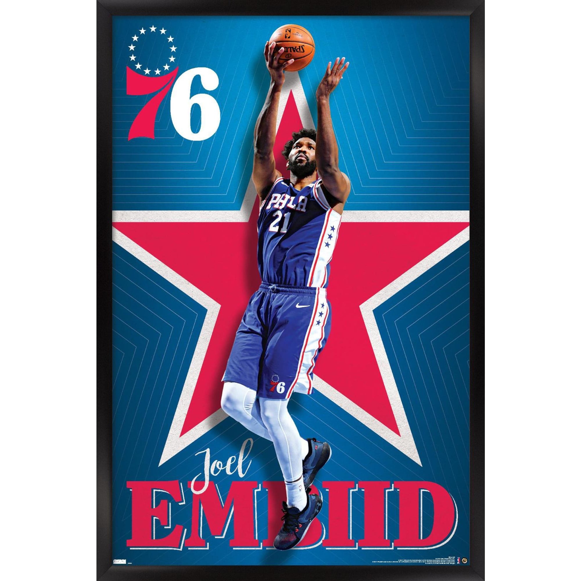 Trends International NBA Philadelphia 76ers - Joel Embiid 20 Wall ...