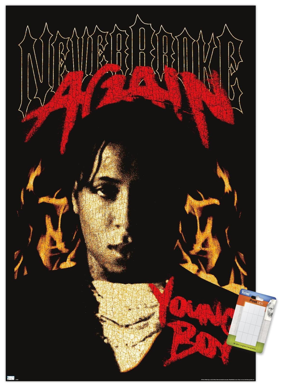 Trends International NBA Youngboy - Firestarter Wall Poster, 22.4L x 14 ...