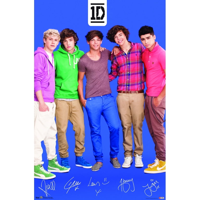One Direction Signatures Poster