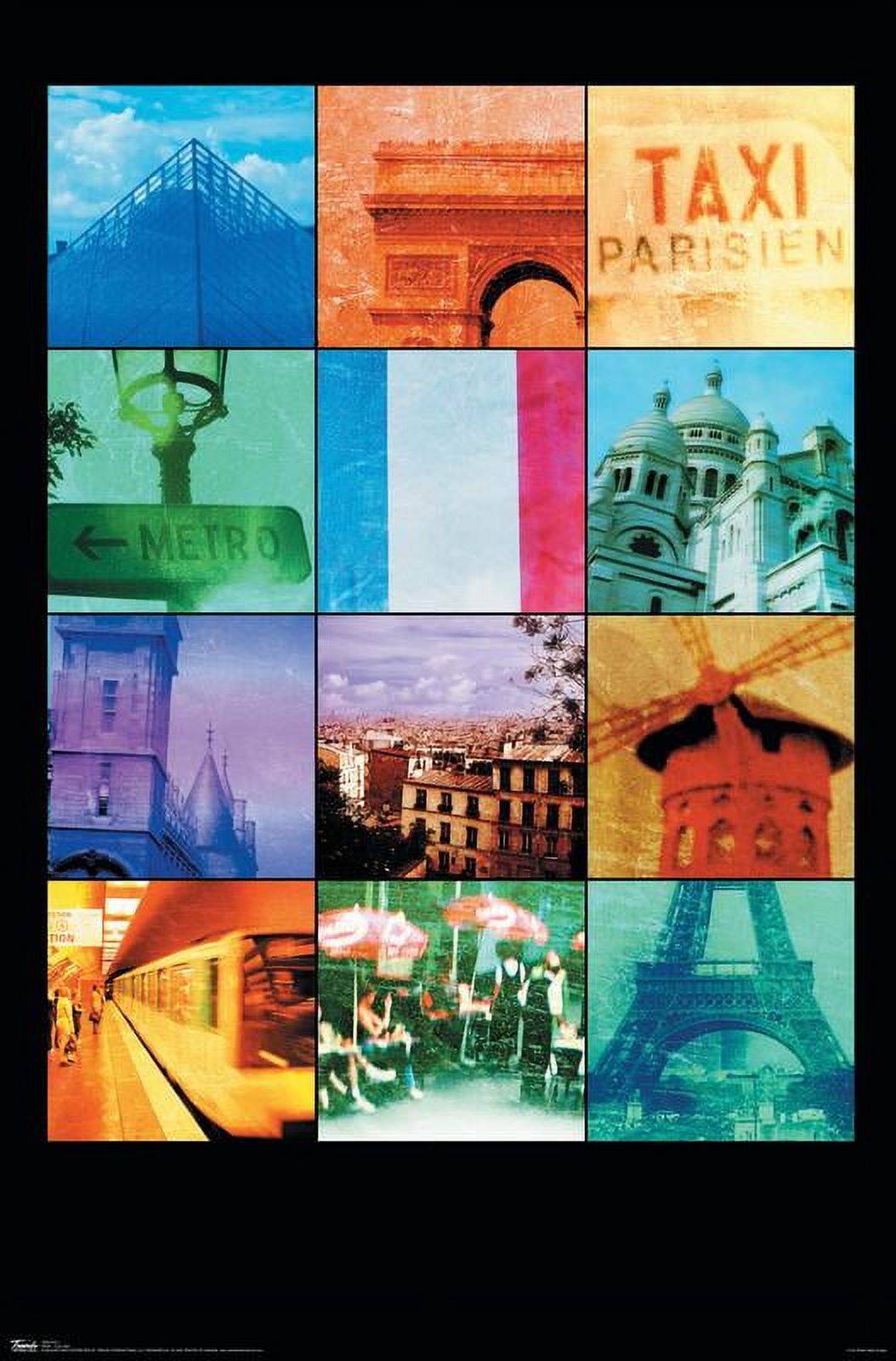 Trends International Paris - Collage Poster - Walmart.com