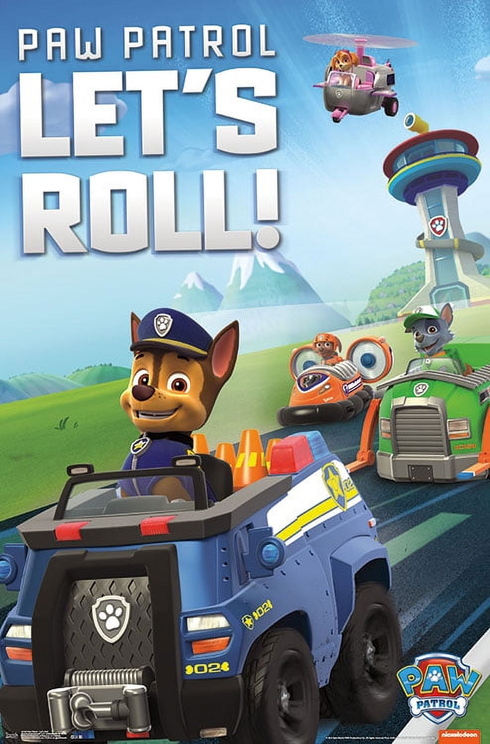 Trends International Paw Patrol - Let's Roll Poster - Walmart.com