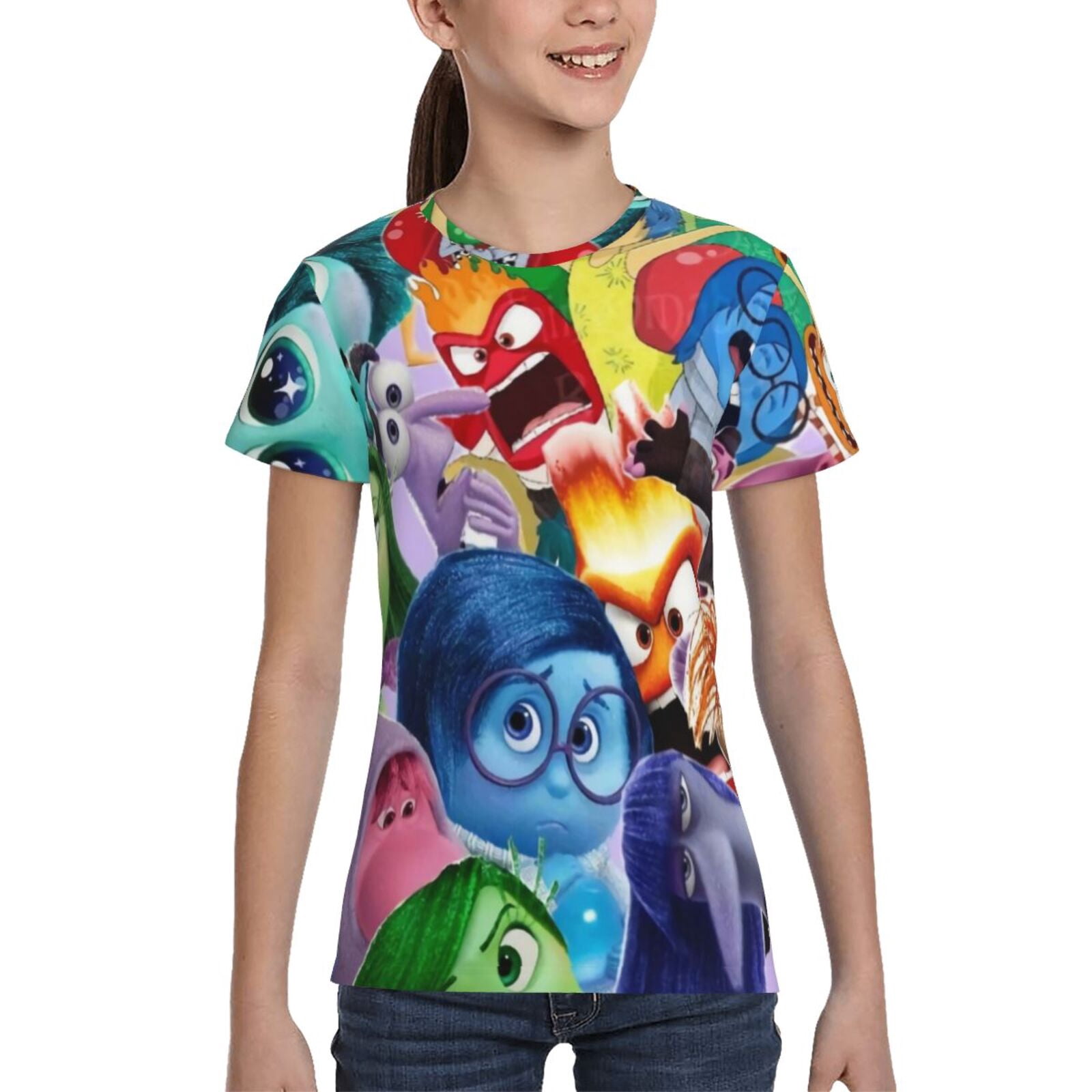 Trends International Pixar Inside Out Youth Shirt,Athletic Short Sleeve ...