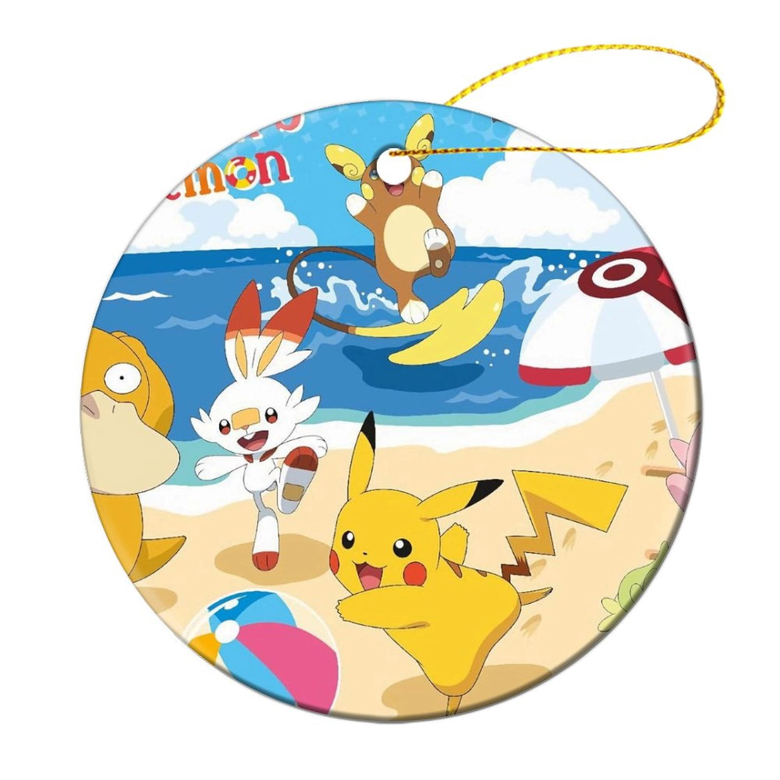 Trends International Pokémon - Beach Party Christmas Ornament,Farmhouse ...