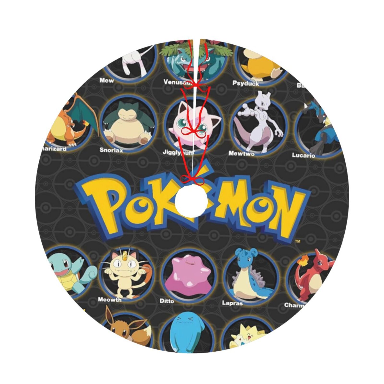 Trends International Pokémon Christmas Tree Skirt 36 Inch Xmas Tree ...