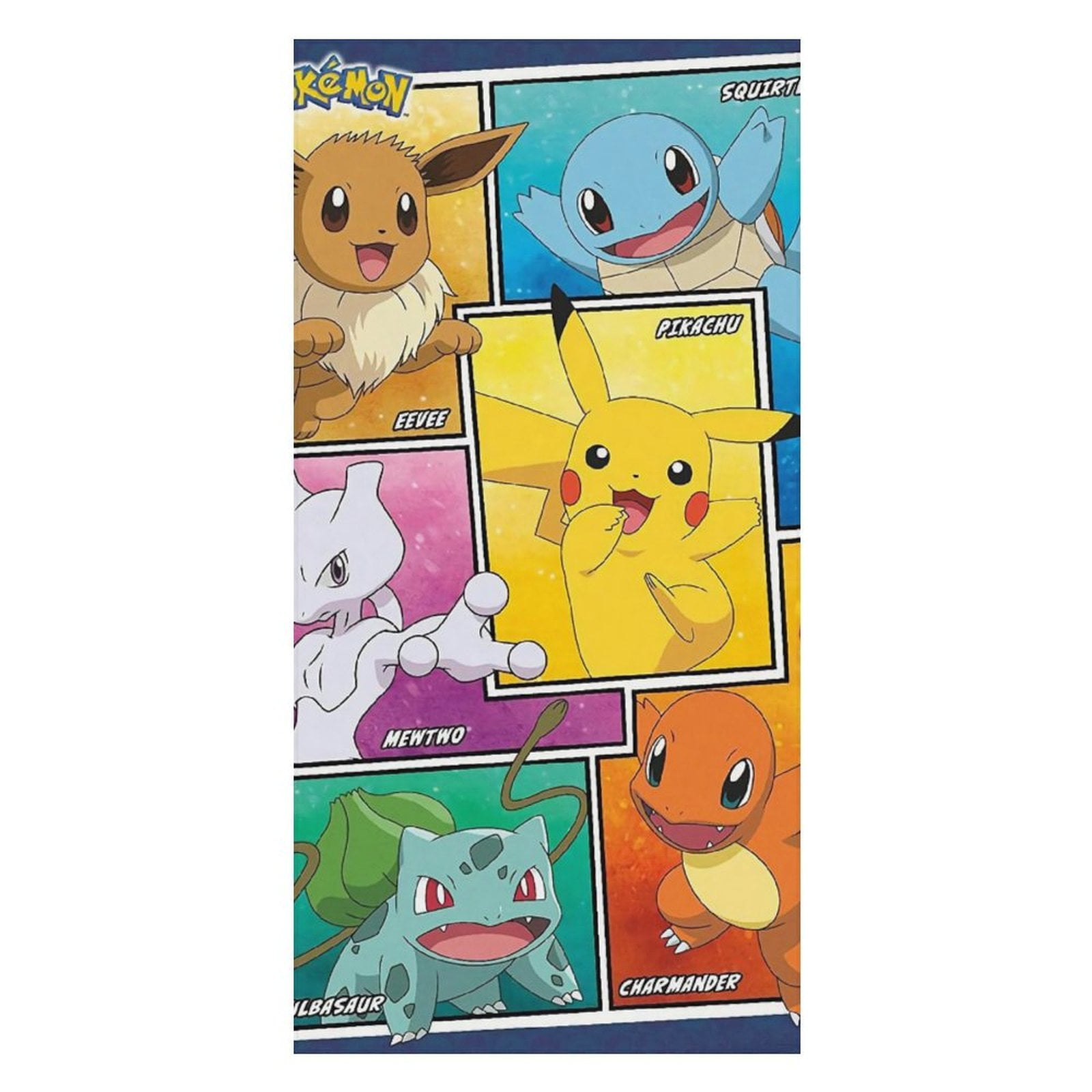Trends International Pokémon-Eevee Charmander Oversized Beach Towels ...