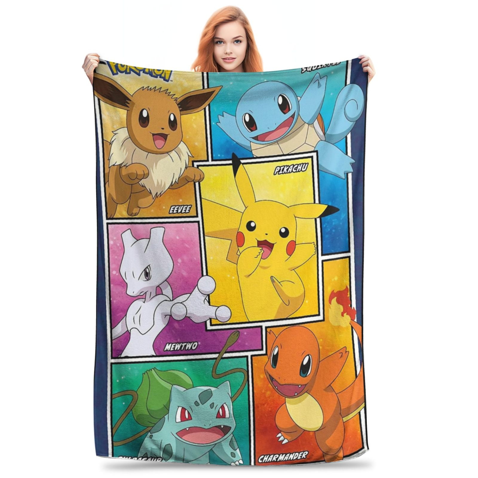 Trends International Pokémon-Eevee Charmander Squirtle Bulbasaur ...