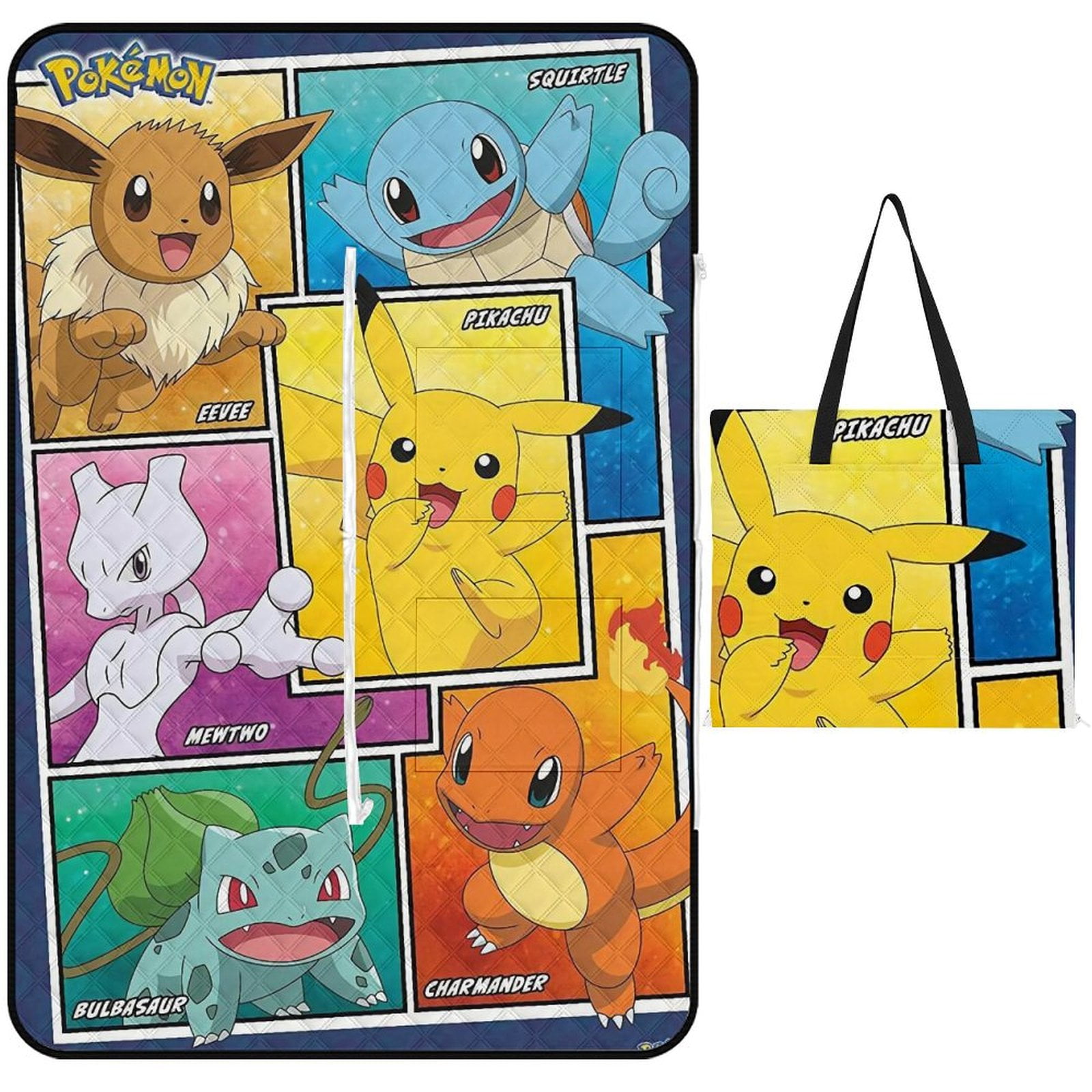 Trends International Pokémon-Eevee Charmander Squirtle Bulbasaur Picnic ...