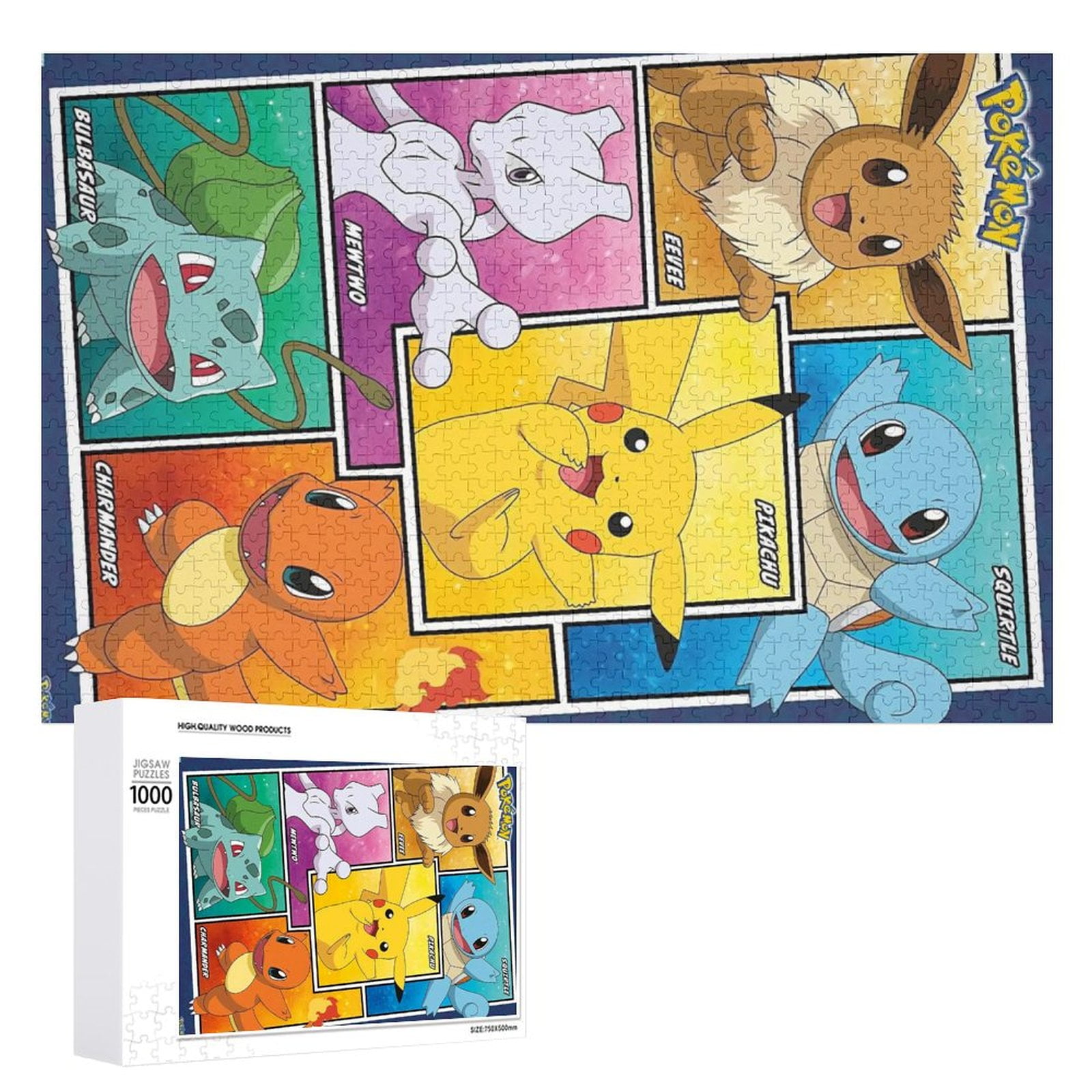 Trends International Pokémon-Eevee Charmander Squirtle Bulbasaur ...