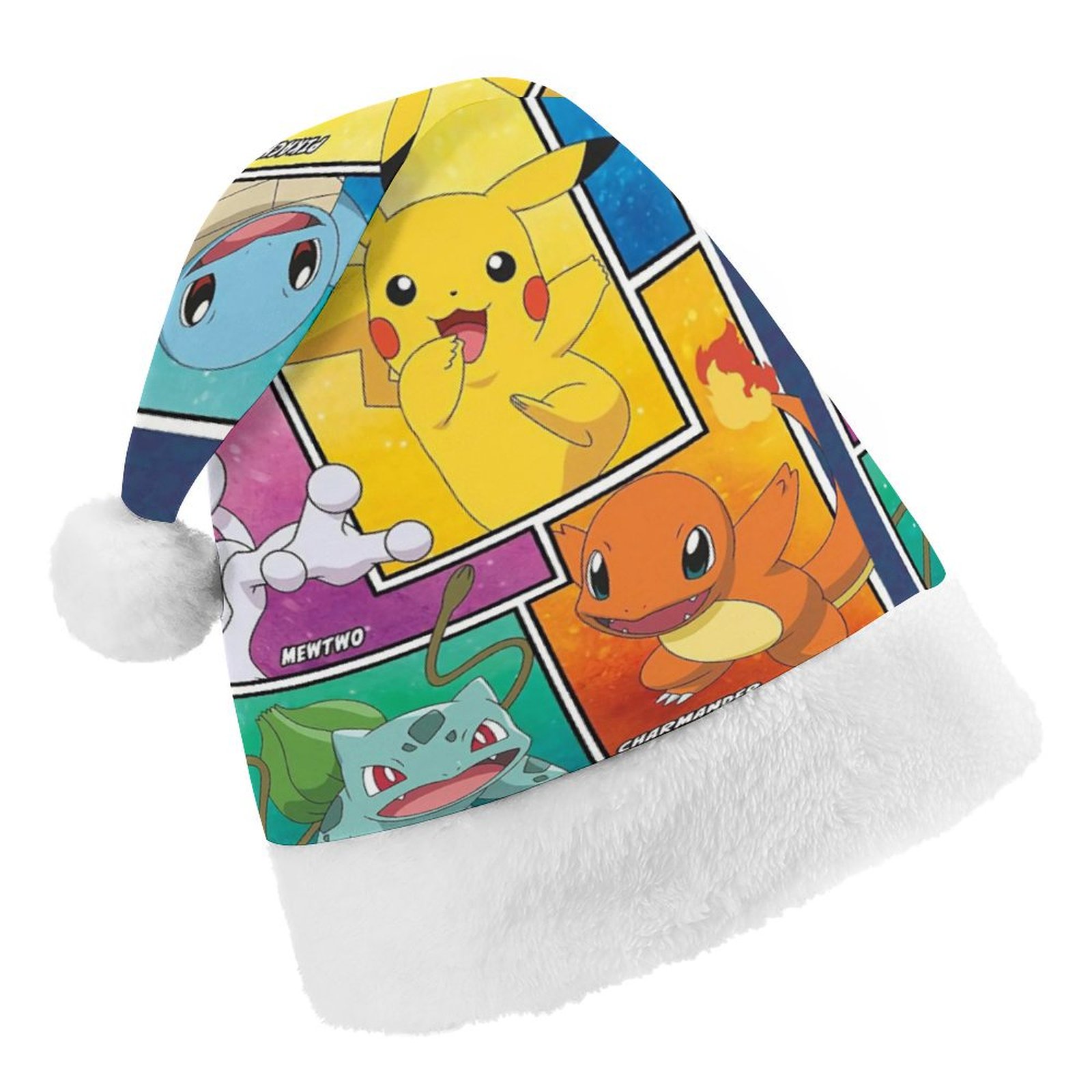 Trends International Pokémon-Eevee Charmander Squirtle Bulbasaur Santa ...