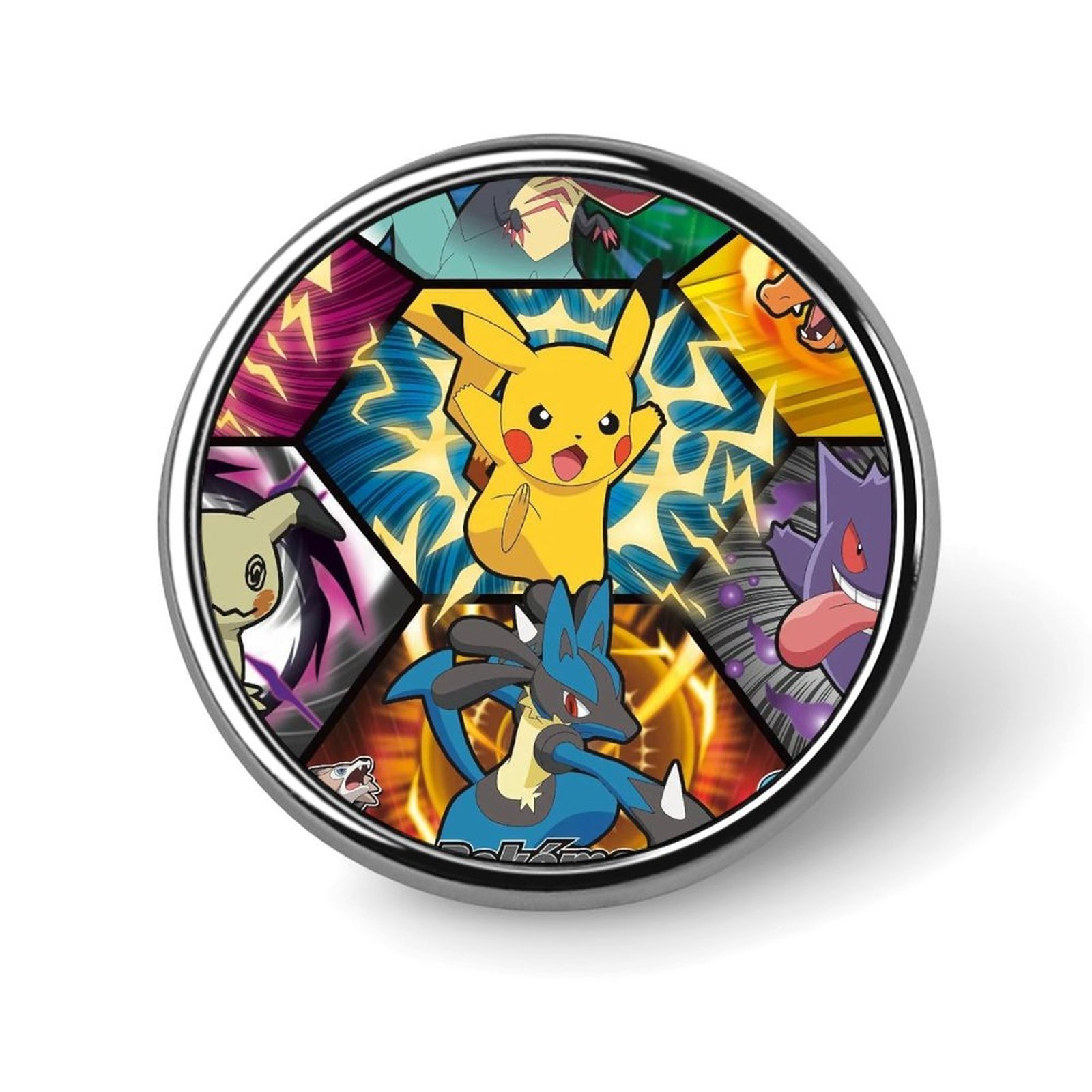 Trends International Pokémon Group DIY Round Badge Aluminum Alloy ...