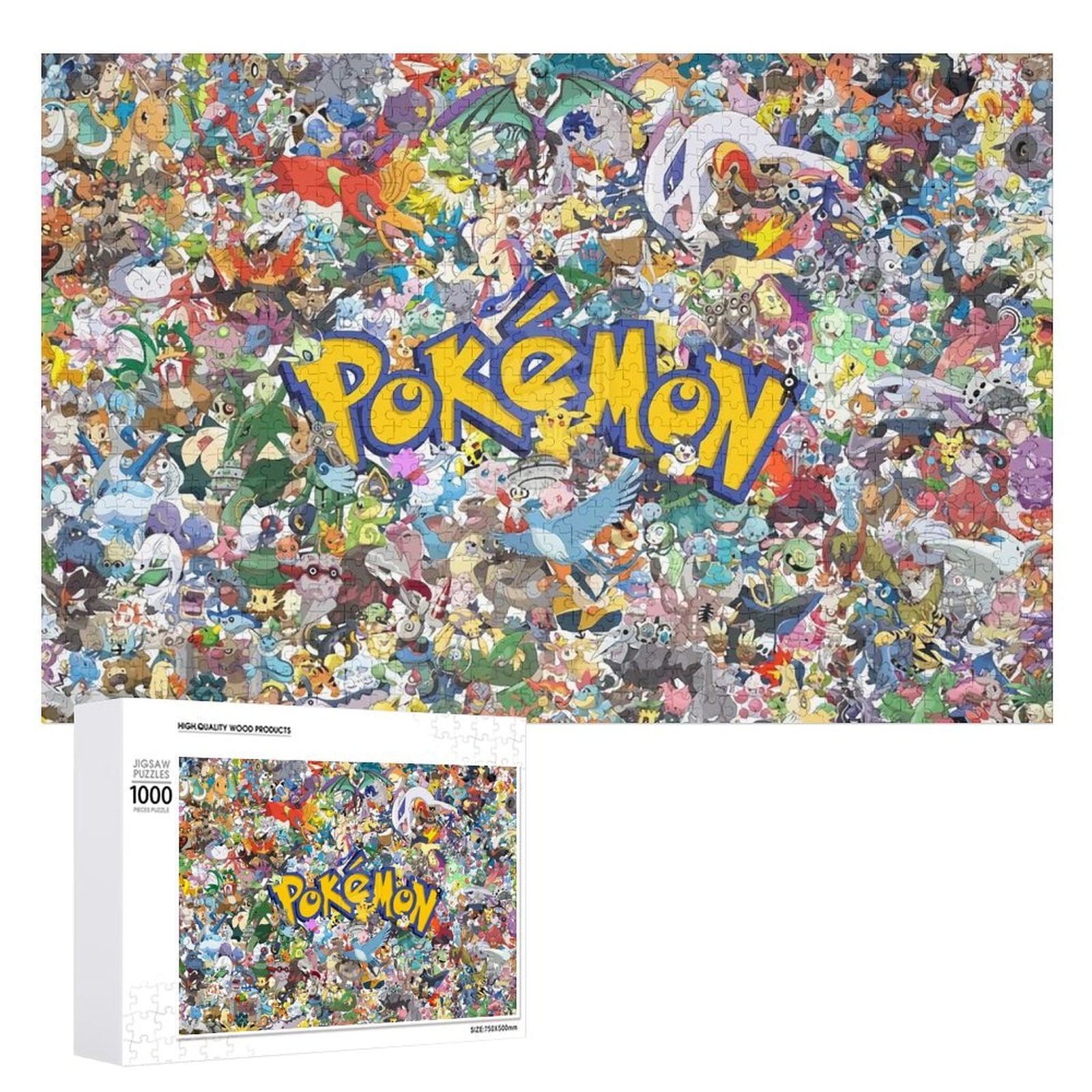 Trends International Pokémon Jigsaw Puzzles for Adults 1000 Pieces ...