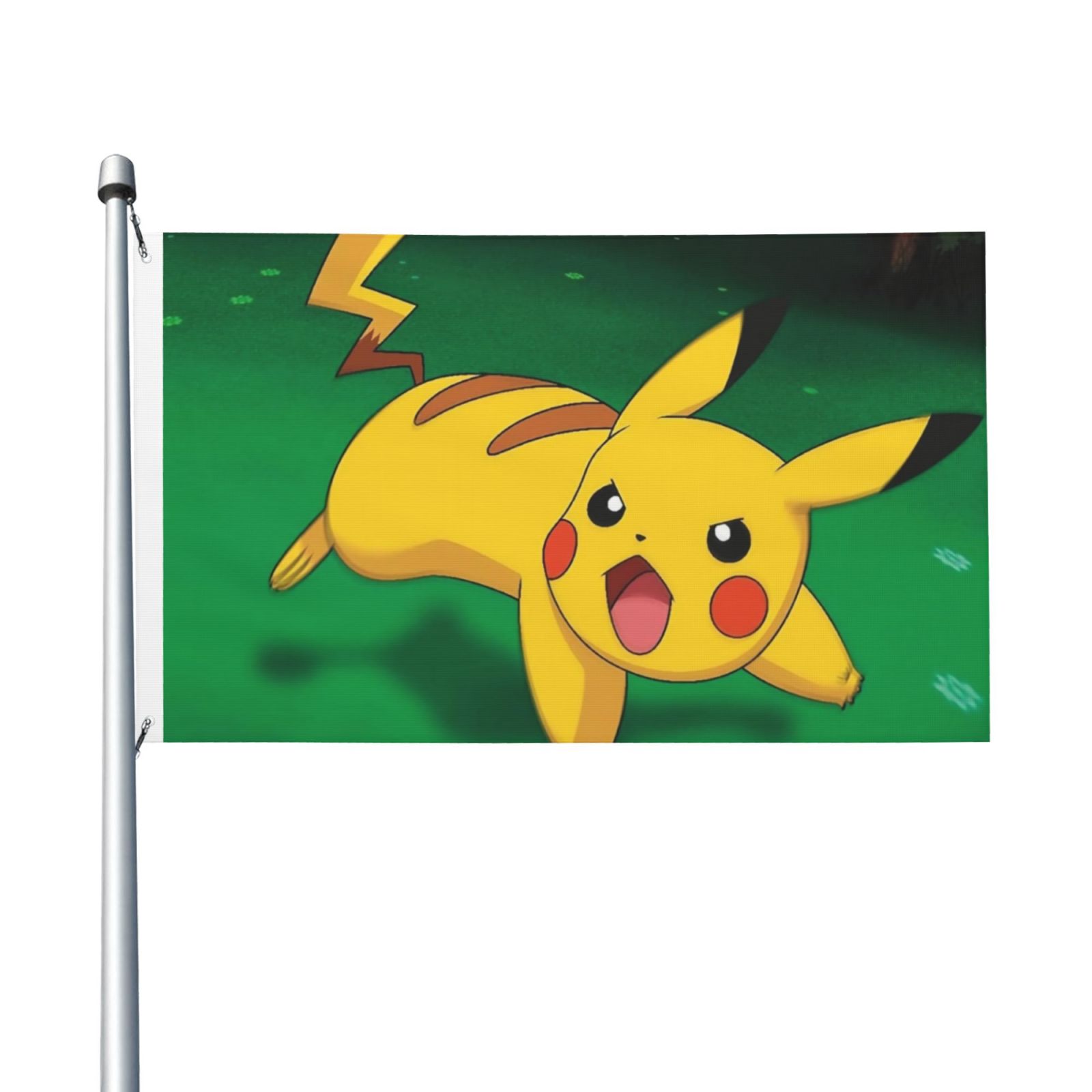 Trends International Pokémon,Pikachu Catch 3x5ft Face Flag Fade Proof ...