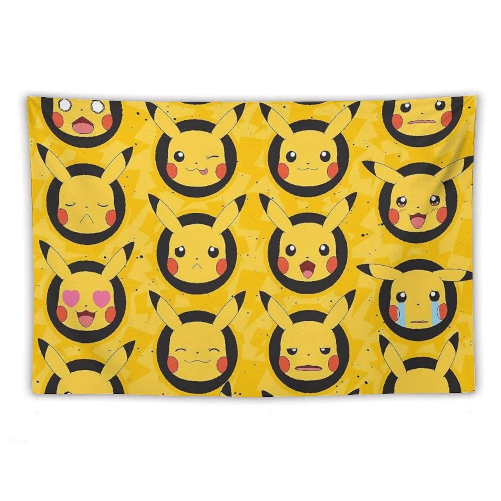 Trends International Pokémon - Pikachu Faces Tapestry,Trends ...