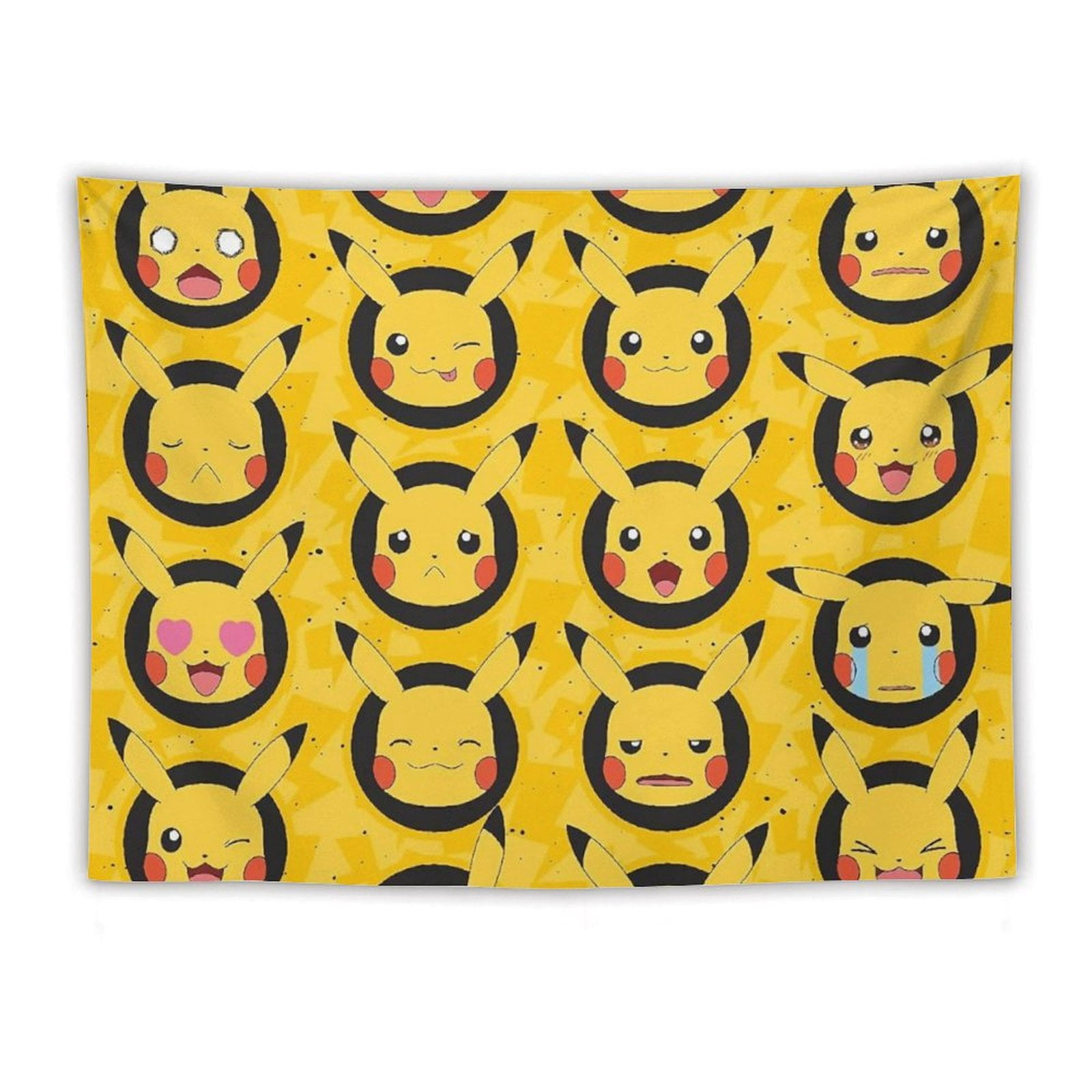 Trends International Pokémon - Pikachu Faces Tapestry,Trends ...