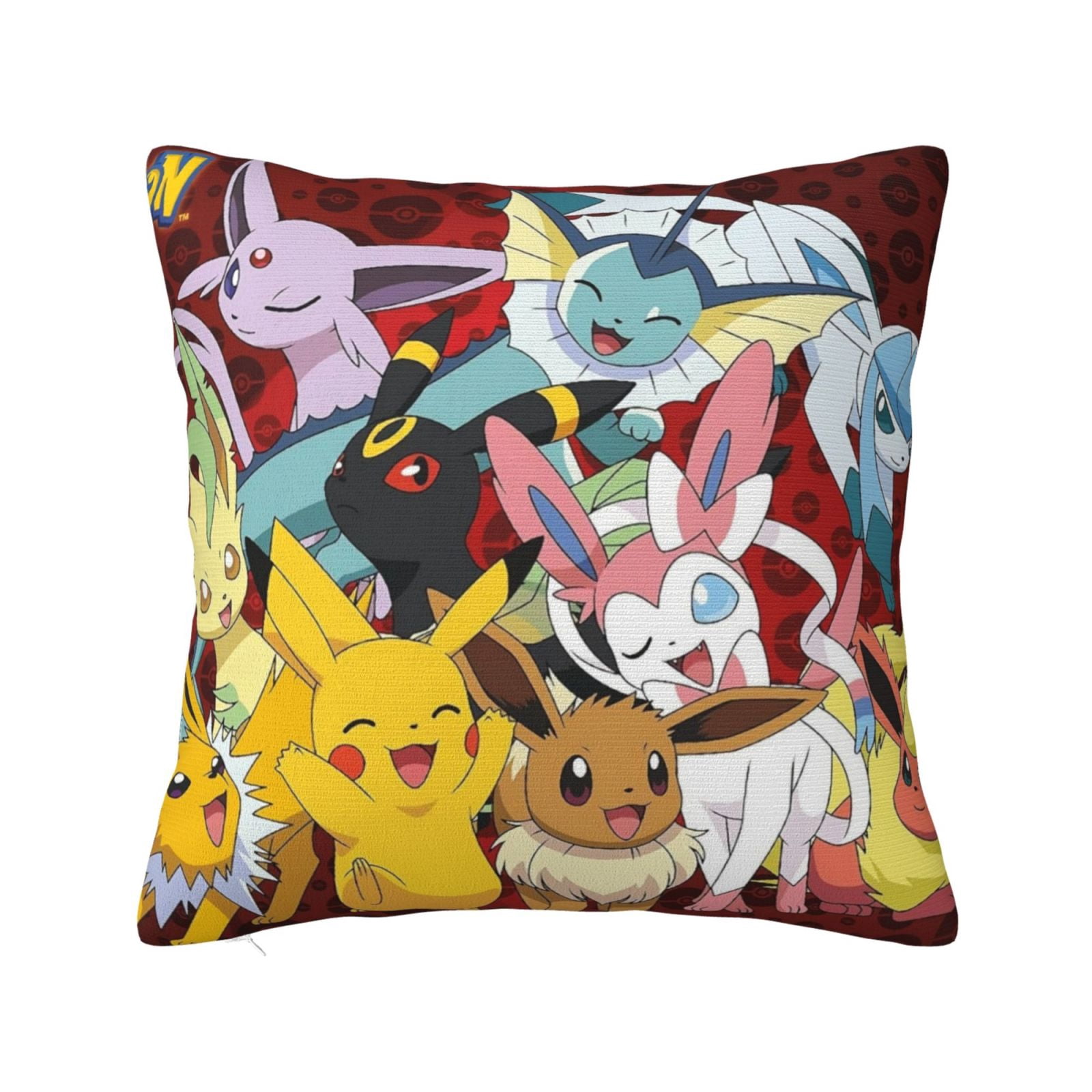 Trends International Pokémon Pillow Covers 18x18 Inch,Soft Throw Pillow ...